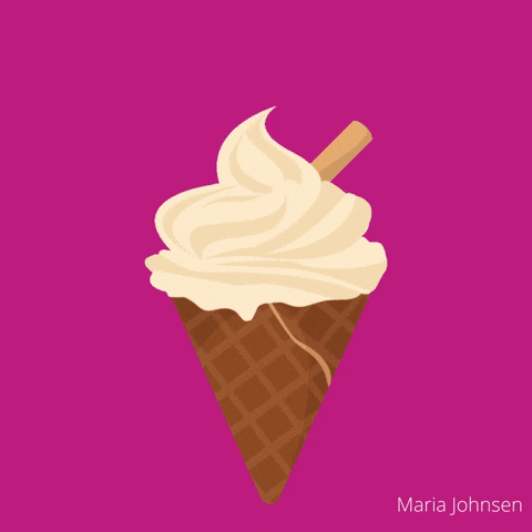 Ice Cream Summer GIF by Maria Johnsen - Find & Share on GIPHY