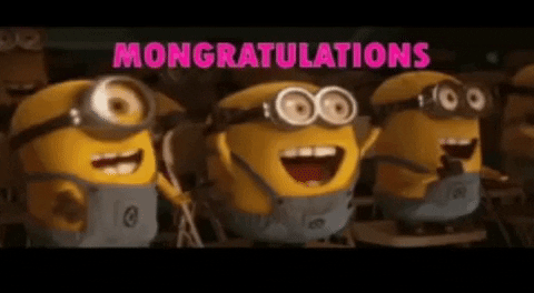 Congrats Congratulations GIF by MonkexNFT - Find & Share on GIPHY