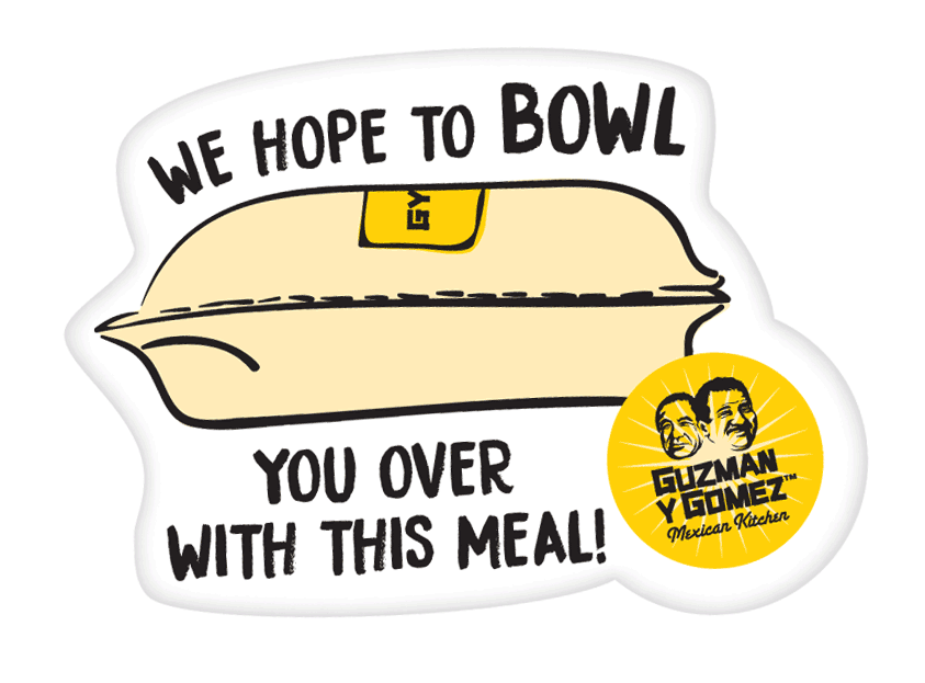 Bowl Gyg Sticker by Guzman y Gomez for iOS & Android | GIPHY