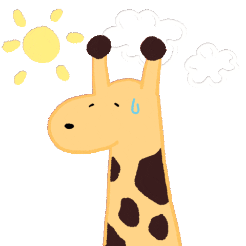 Crying Giraffe Cartoon
