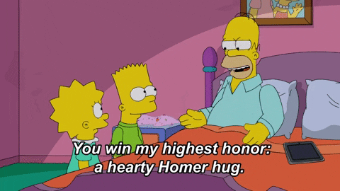 Homer Simpson Hug GIF by AniDom - Find & Share on GIPHY