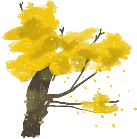 Leaves Falling From Tree Gif
