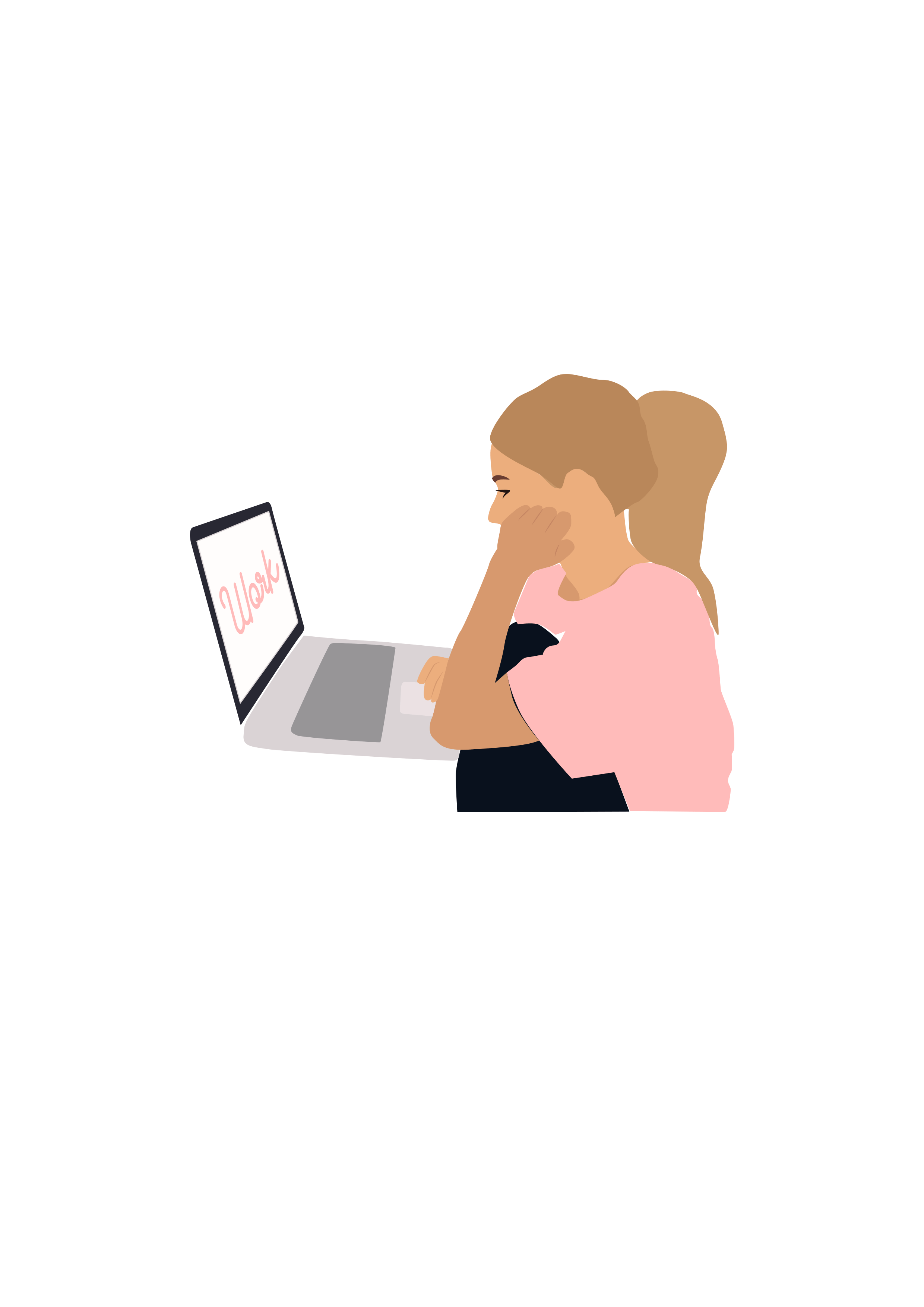 Girl Working Sticker for iOS & Android | GIPHY