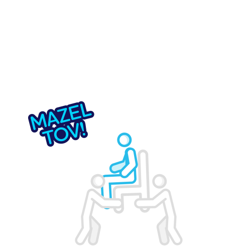 Wedding Mazel Tov Sticker by jswipe for iOS & Android | GIPHY