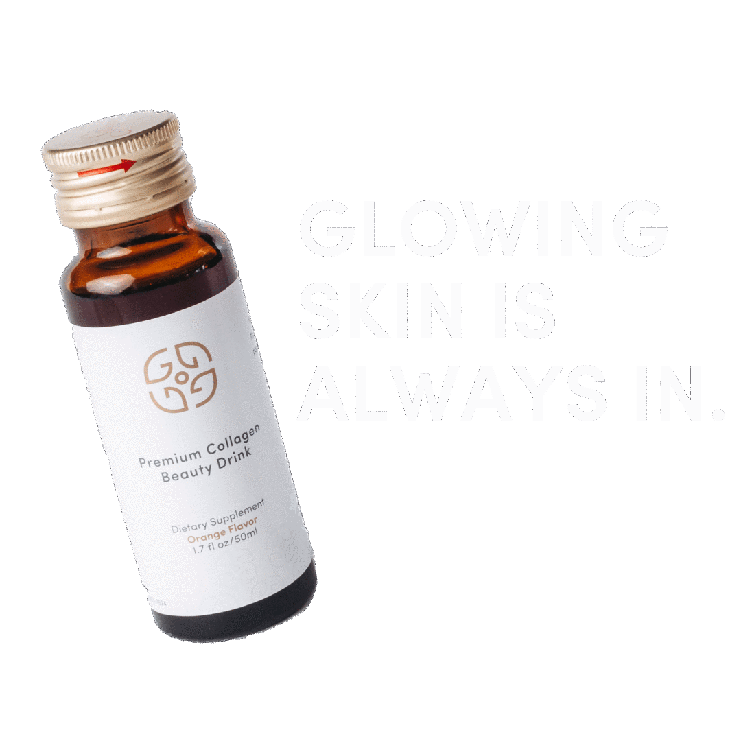 Collagen Glowing Skin Sticker by Beaumore for iOS & Android | GIPHY