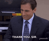 The Office Thank You Gif