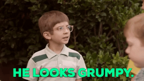 He Looks Grumpy GIFs - Get the best GIF on GIPHY