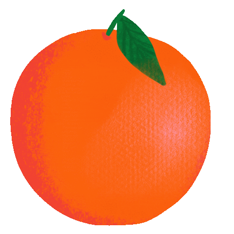 Orange Juice Sticker by Zoe Wodarz for iOS & Android | GIPHY