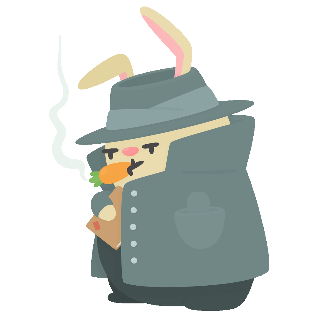 Secret Agent Smoking Sticker by Hopper for iOS & Android | GIPHY