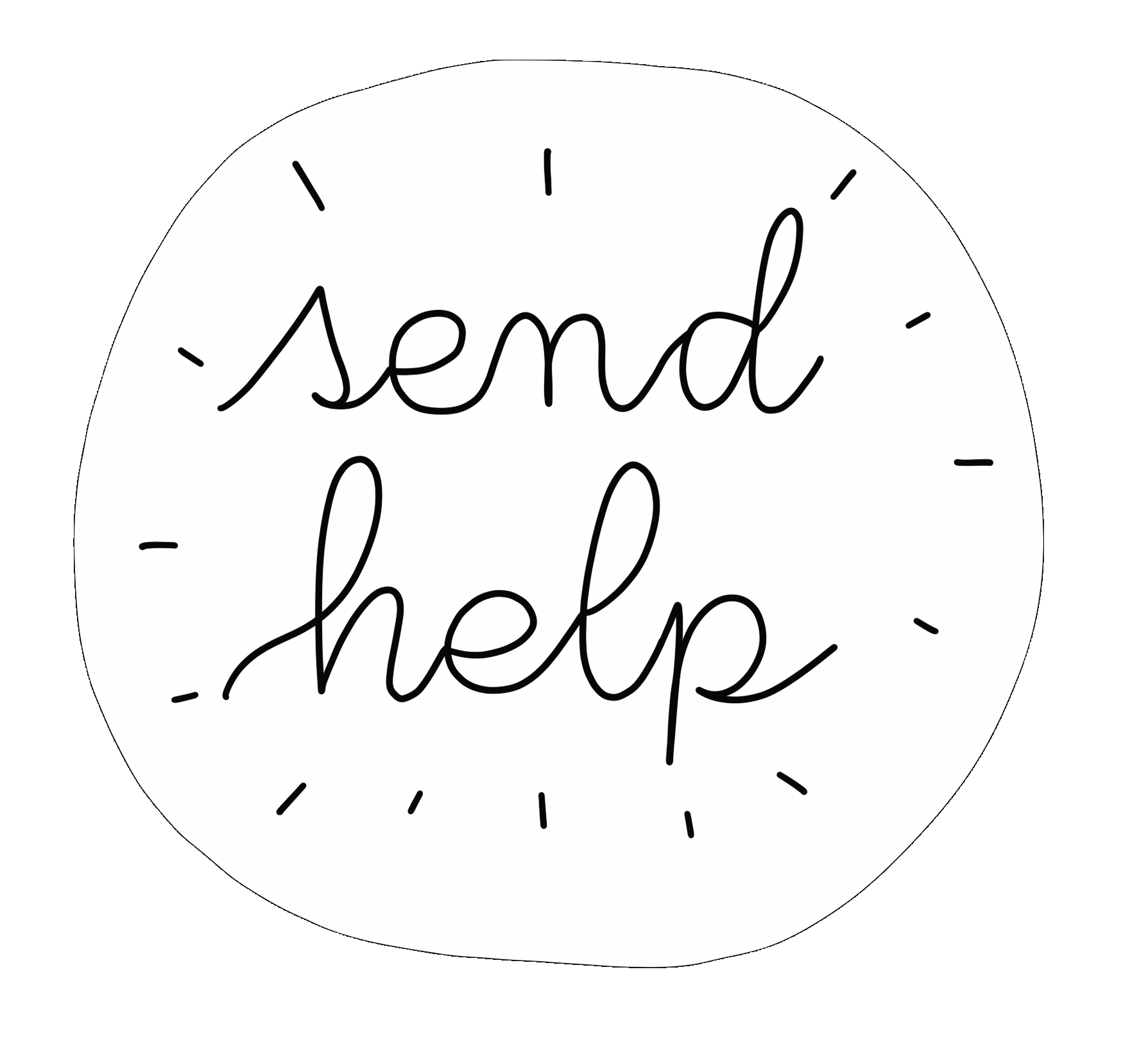 Lettering Help Sticker by Rafs Design for iOS & Android | GIPHY