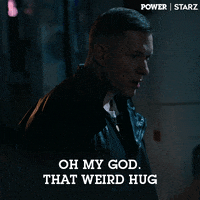 Awkward Hug Animated Gif