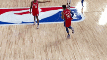 High Five Philadelphia 76Ers GIF by NBA - Find & Share on GIPHY