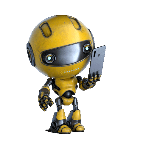 Robot Selfie Sticker by O2 Slovakia for iOS & Android | GIPHY