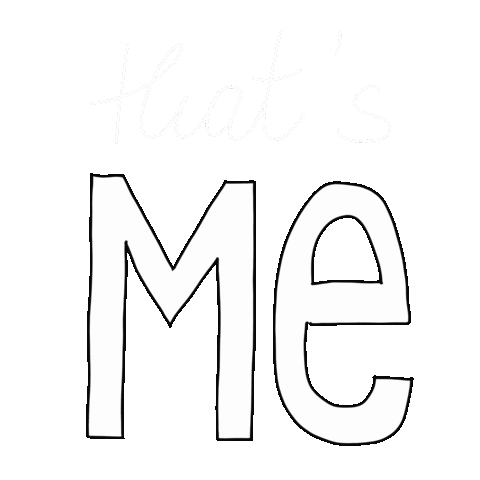 Thats Me Word Up Sticker by Daniela Nachtigall for iOS & Android | GIPHY