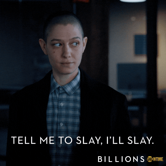 Asia Kate Dillon Slay GIF by Billions - Find & Share on GIPHY