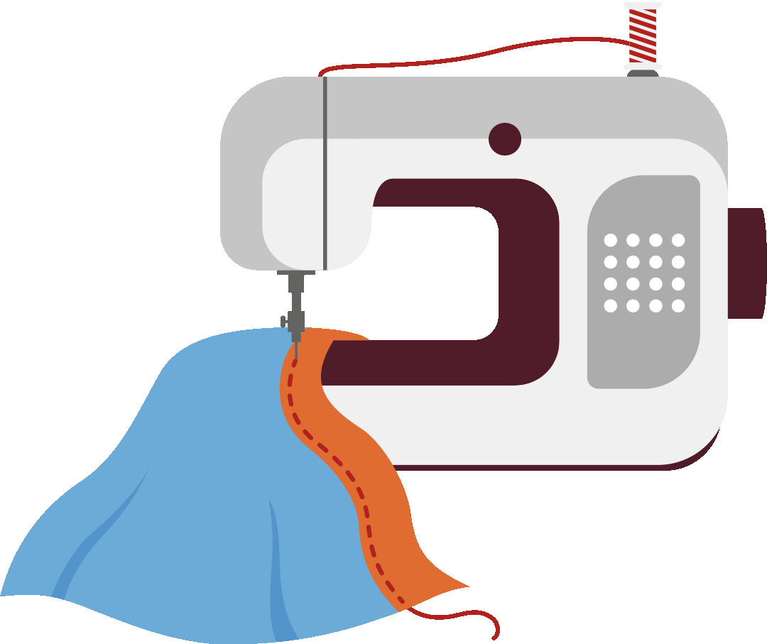 Sew Work In Progress Sticker by Pattydoo for iOS & Android | GIPHY