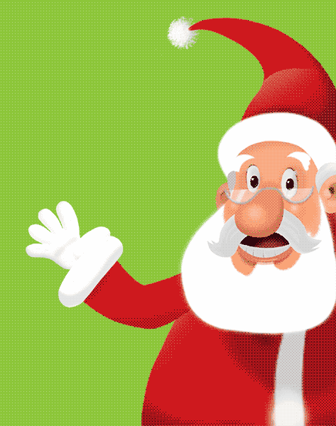 Santa Wave GIFs - Get the best GIF on GIPHY