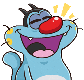 Cartoon Olivia Sticker by Oggy and the Cockroaches for iOS & Android ...