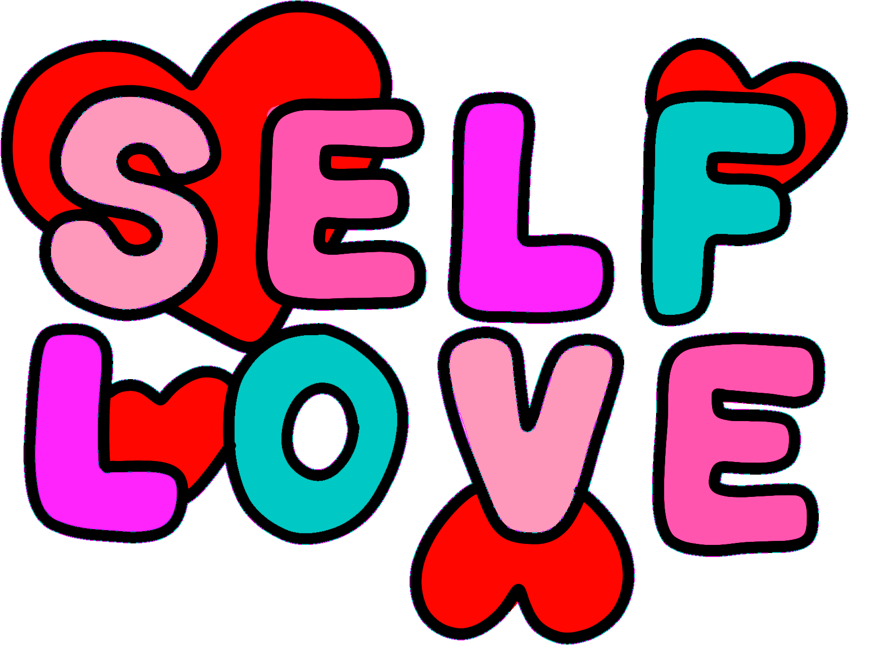 Selflove Sticker by Poppy Deyes for iOS & Android | GIPHY