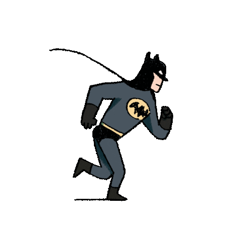 Super Hero Running Sticker by Audreynalley for iOS & Android | GIPHY