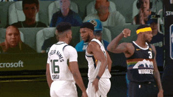 Nba Playoffs Hug GIF by NBA - Find & Share on GIPHY