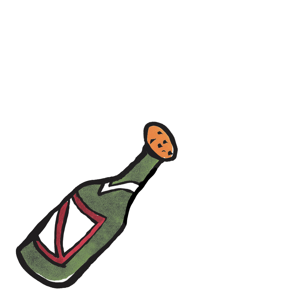 Drunk Party Sticker by CharlieHebdo for iOS & Android | GIPHY
