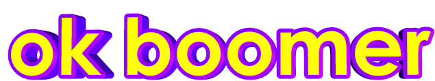 Boomer Ok Sticker by AnimatedText for iOS & Android | GIPHY