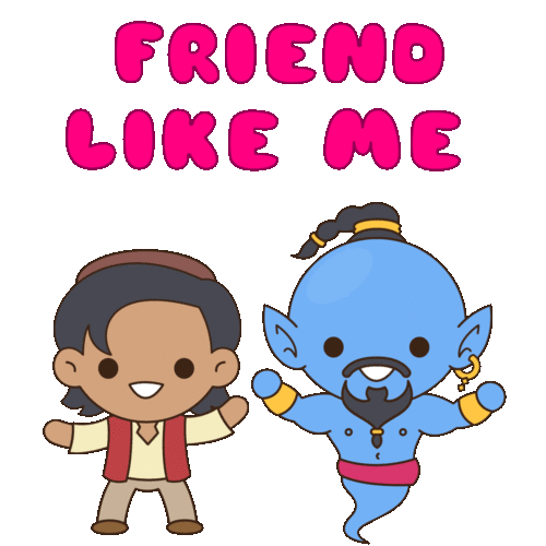 Friend Like Me Aladdin Sticker by Walt Disney Studios for iOS & Android ...