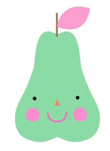 Fruits Pear Sticker by karenthaco for iOS & Android | GIPHY
