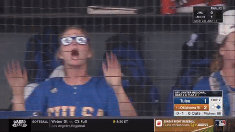 Softball Tulsa GIF by NCAA Championships - Find & Share on GIPHY
