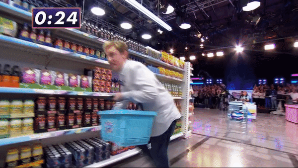 Supermarket Sweep Centenary GIF by Tesco - Find & Share on GIPHY