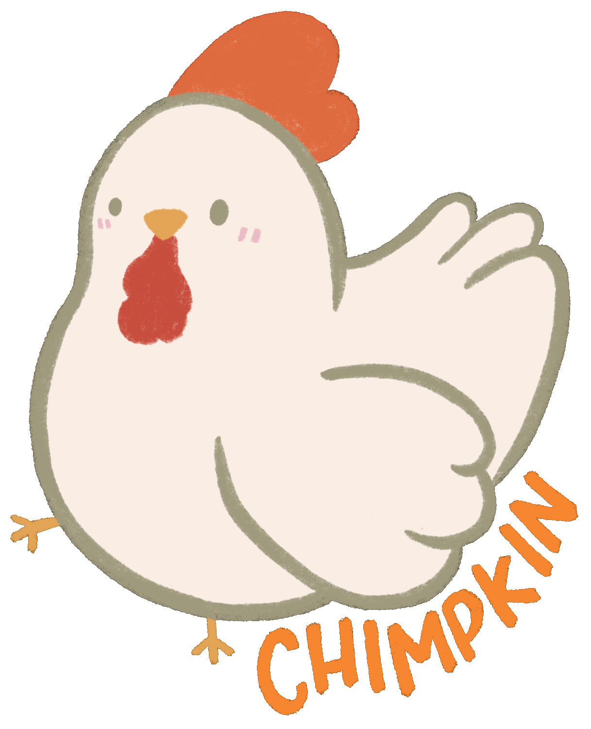 Farm Animal Chicken Sticker for iOS & Android | GIPHY