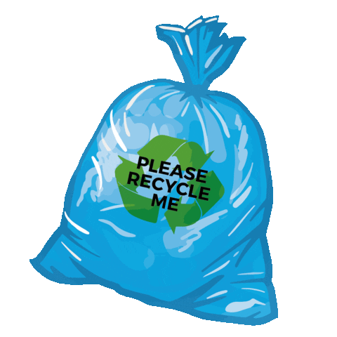 Recycling Reduce Reuse Recycle Sticker by hulluniunion for iOS ...