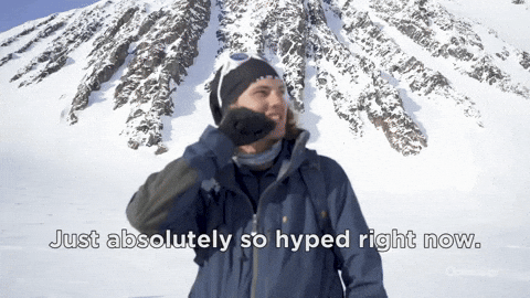 Happy Snow GIF by Outside TV - Find & Share on GIPHY