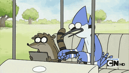 Mordecai En Rigby Swerve Gif Mordecai And Rigby Gifs Page 6
