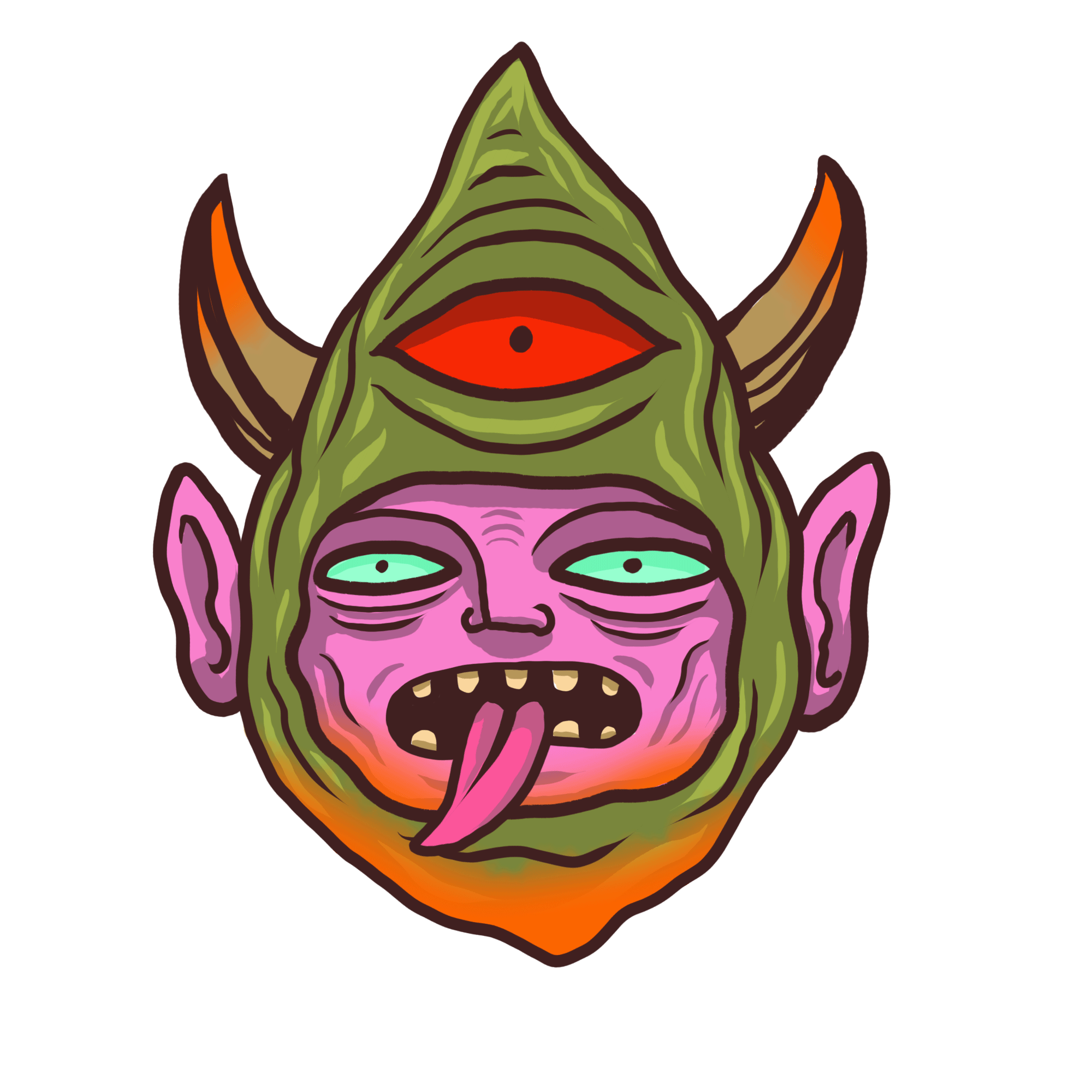 Monster Devil Sticker by LURK for iOS & Android | GIPHY