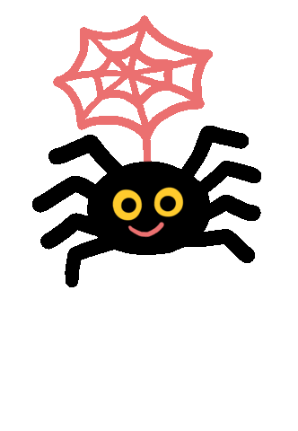 Spider Web Halloween Sticker by Georgia Perry for iOS & Android | GIPHY