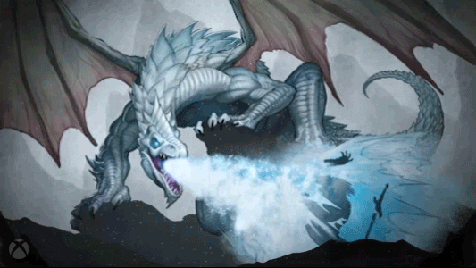 Dragon Breathing Ice