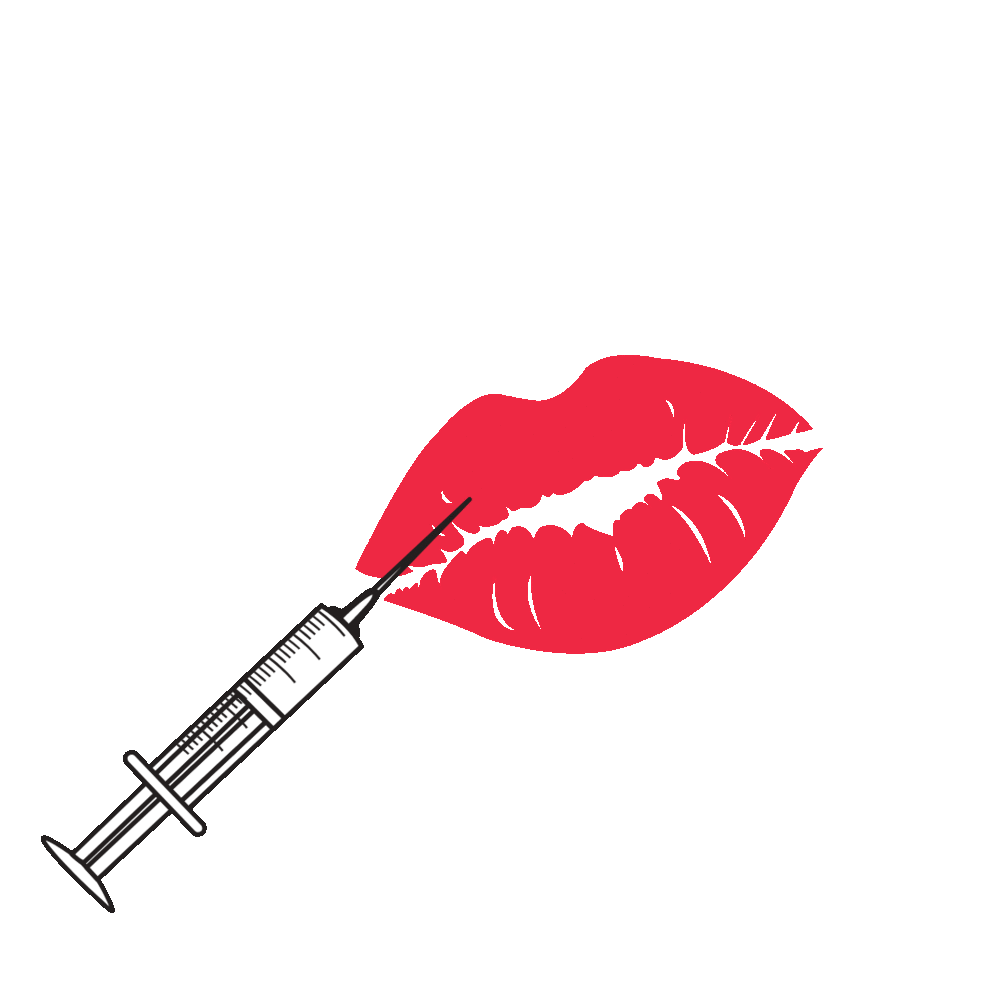 Lips Lip Filler Sticker by Injex Clinics for iOS & Android | GIPHY
