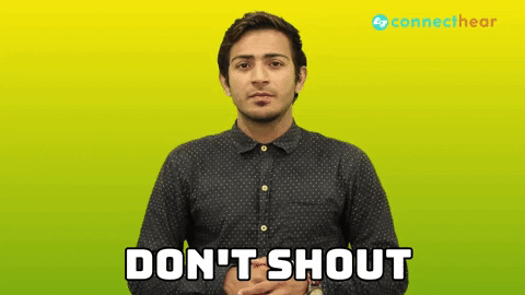 Dont Shout GIFs - Get the best GIF on GIPHY