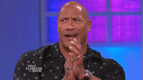 The Rock Love GIF by The Kelly Clarkson Show - Find & Share on GIPHY