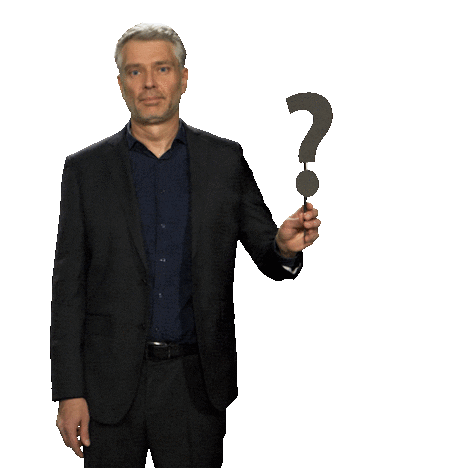 Question Sticker by Schweizer Radio und Fernsehen for iOS & Android | GIPHY