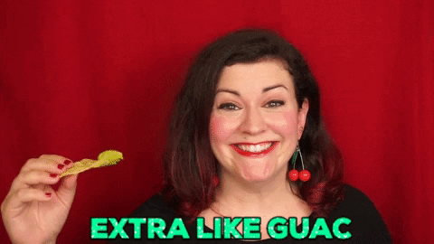Avocado Guacamole GIF by Christine Gritmon - Find & Share on GIPHY