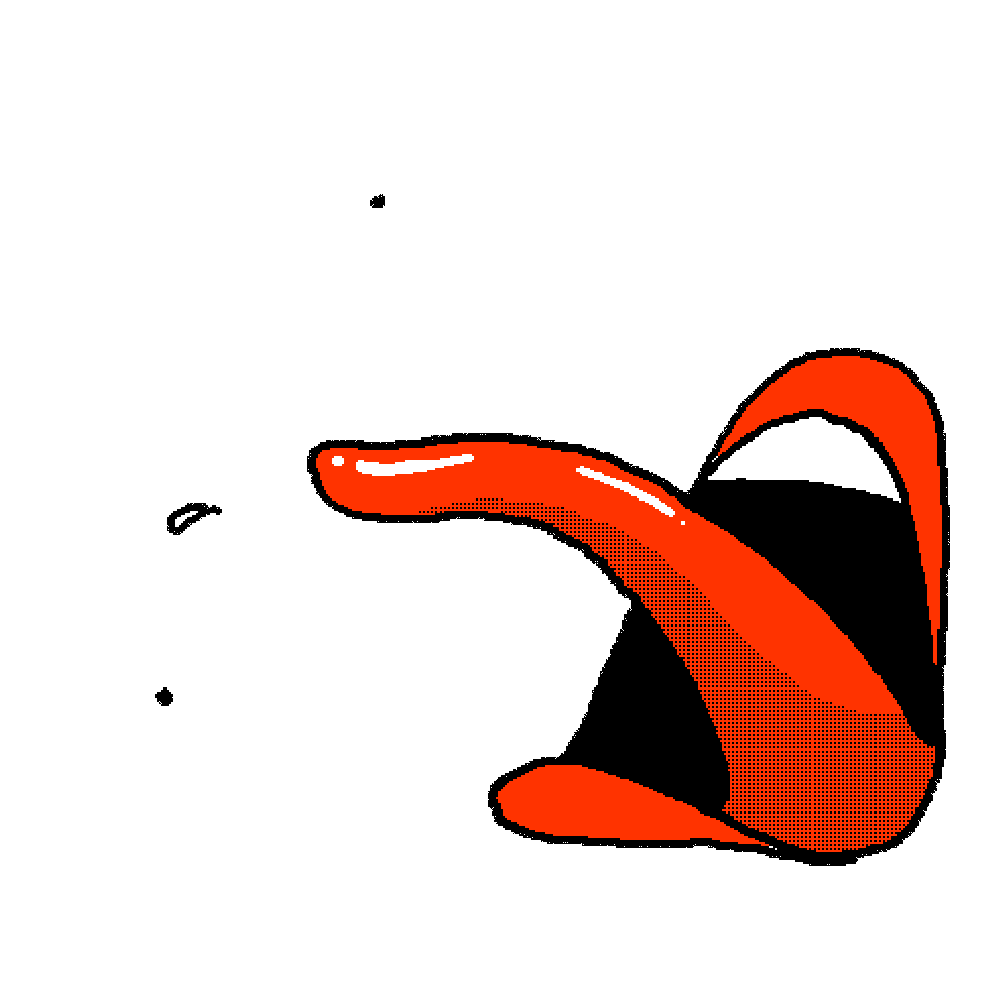 Hungry Tongue Sticker by Cavan Infante for iOS & Android | GIPHY