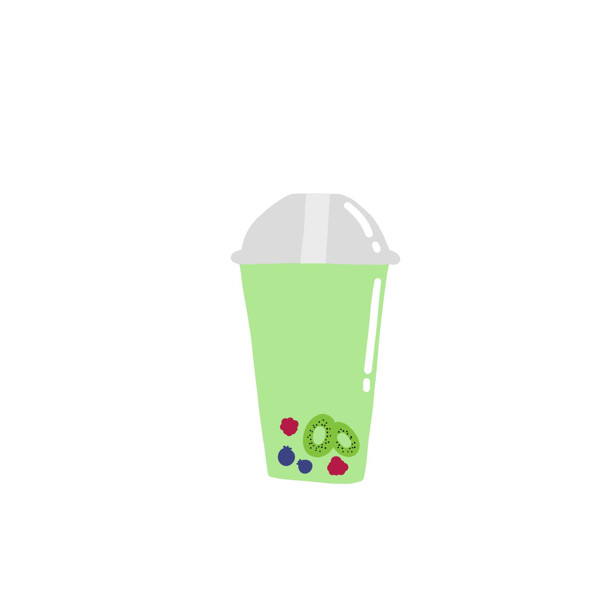 Refreshing Green Smoothie Sticker by Cosmic Kitten for iOS & Android ...
