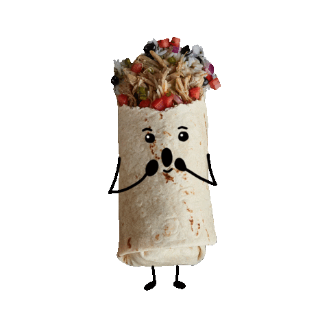 Burrito Sticker by QDOBA Mexican Eats for iOS & Android | GIPHY