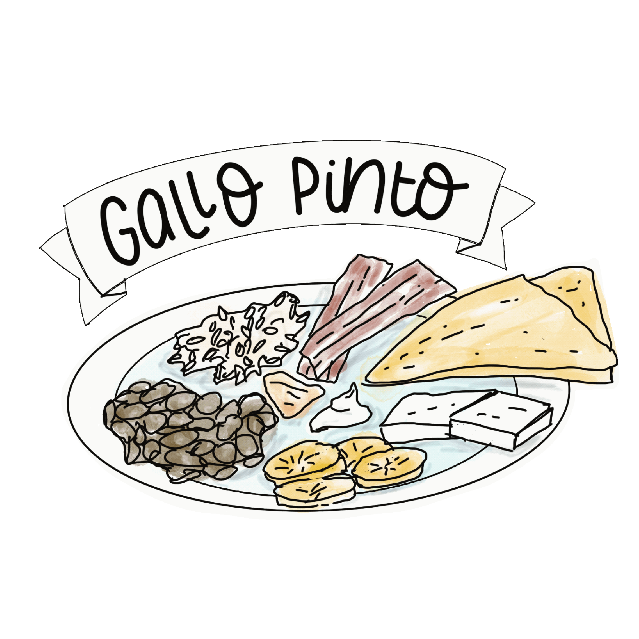 Gallo Pinto Soulfood Sticker by Increase Creativity for iOS & Android ...