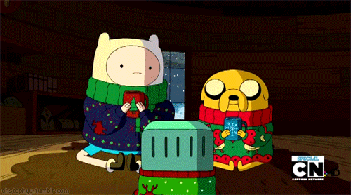 winter, cartoons, adventure time, cartoon network, chirstmas – GIF