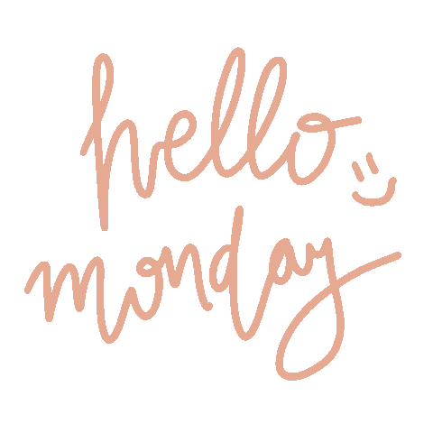 Hello Monday Sticker by lovestyle for iOS & Android | GIPHY