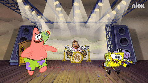 Happy Patrick Star GIF by SpongeBob SquarePants - Find & Share on GIPHY